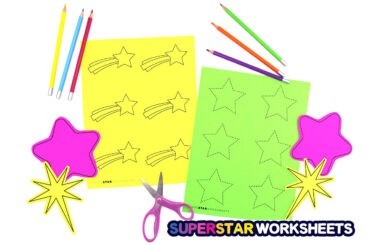 Star Template (Free Printables) - Superstar Worksheets