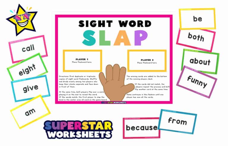 Sight Word Games - Superstar Worksheets