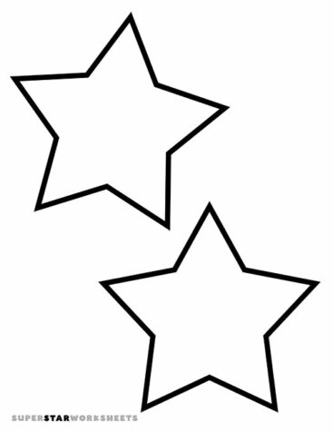 Star Template (Free Printables) - Superstar Worksheets