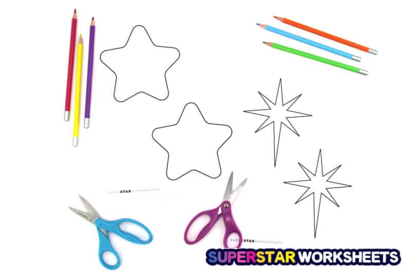 Star Template (Free Printables) - Superstar Worksheets