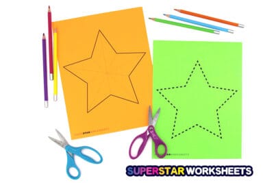 Star Template - Superstar Worksheets