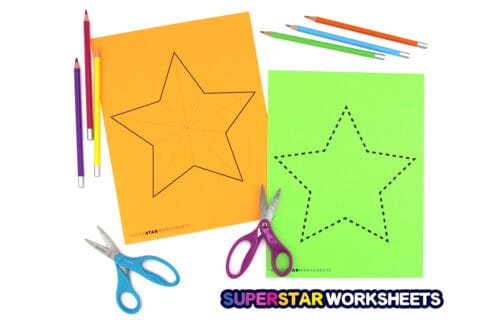 Star Template - Superstar Worksheets