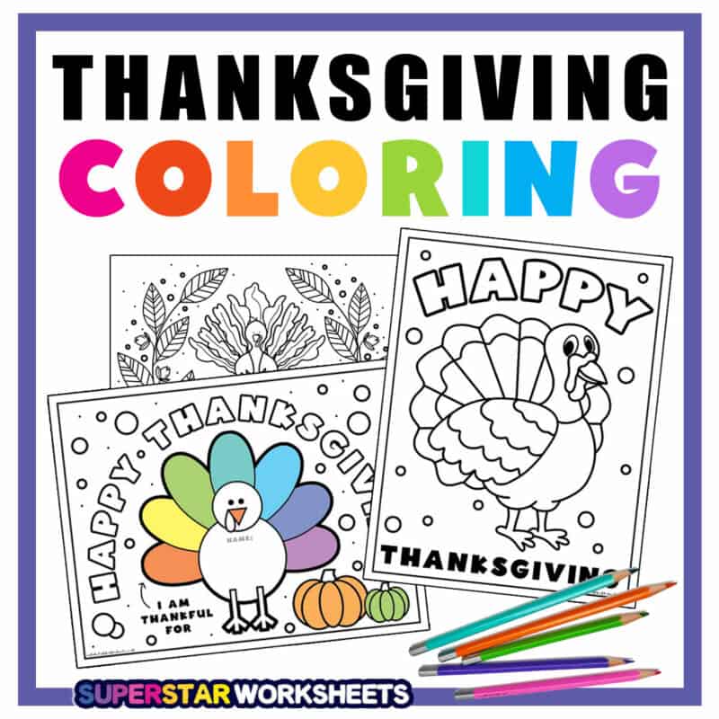 Fall & Thanksgiving Mazes - Superstar Worksheets