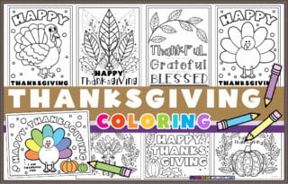 Thanksgiving Coloring Pages (Free Printables) - Superstar Worksheets