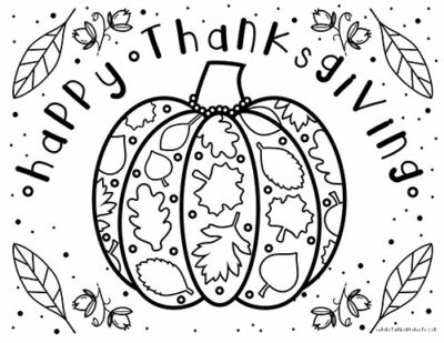 Thanksgiving Coloring Pages (Free Printables) - Superstar Worksheets