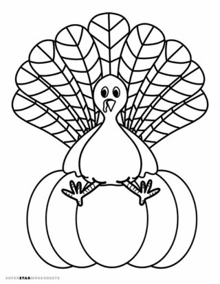 Turkey Coloring Pages (Free Printables) - Superstar Worksheets