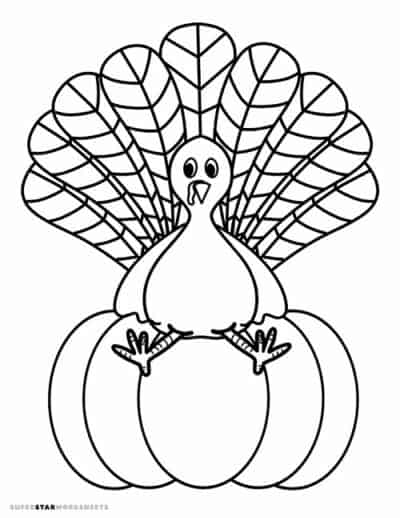 Turkey Coloring Pages (Free Printables) - Superstar Worksheets