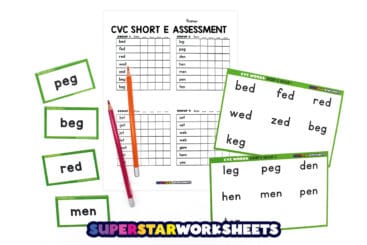 Phonics Assessment - Superstar Worksheets