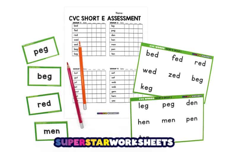 Phonics Assessment - Superstar Worksheets
