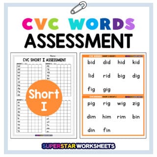 Phonics Assessment - Superstar Worksheets