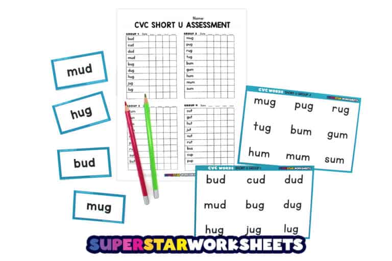 Phonics Assessment - Superstar Worksheets