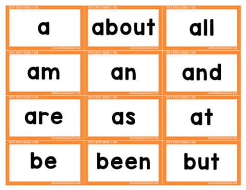 Fry Sight Words Flashcards - Superstar Worksheets