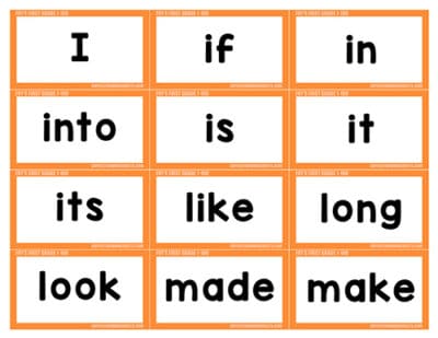 Fry Sight Words Flashcards - Superstar Worksheets