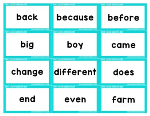 Fry Sight Words Flashcards - Superstar Worksheets