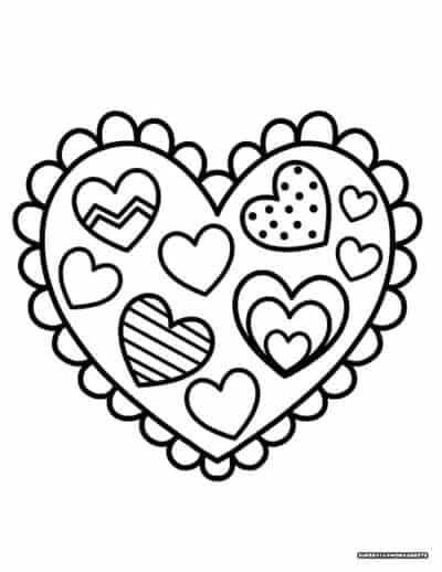 Heart Coloring Pages (Free Printables) - Superstar Worksheets