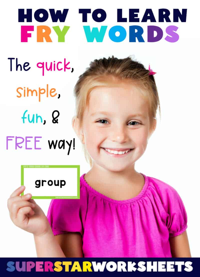 Fry Sight Word Assessment - Superstar Worksheets