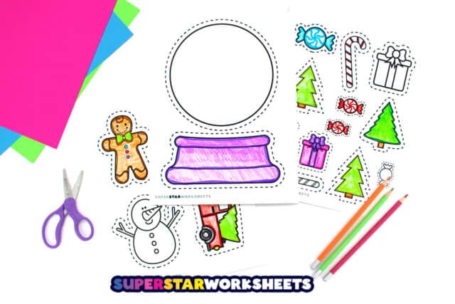 Snow Globe Templates (Free Printables) - Superstar Worksheets