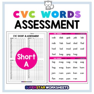 Phonics Assessment (Free Printables) - Superstar Worksheets