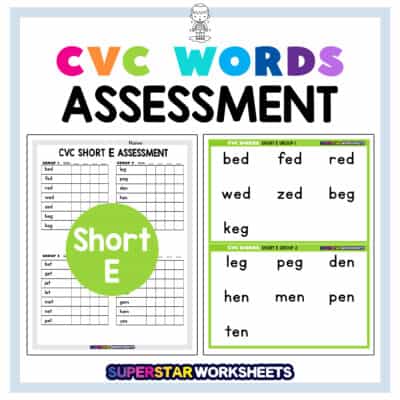 Phonics Assessment (Free Printables) - Superstar Worksheets
