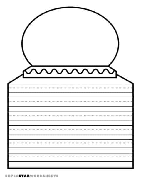 Snow Globe Templates (Free Printables) - Superstar Worksheets