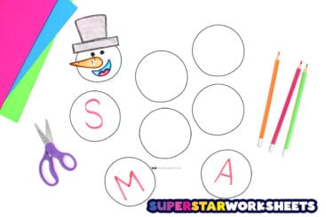 Snowman Templates (Free Printables) - Superstar Worksheets