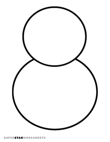 Snowman Templates (Free Printables) - Superstar Worksheets
