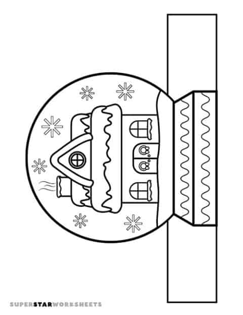 Snow Globe Templates (Free Printables) - Superstar Worksheets