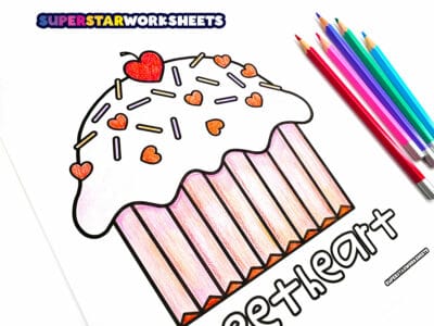 Valentine's Day Coloring Pages (Free Printables) - Superstar Worksheets
