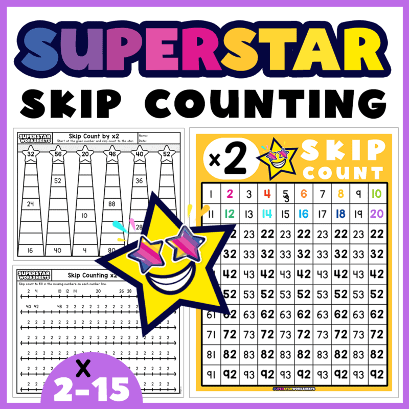 Multiplication Chart - Superstar Worksheets