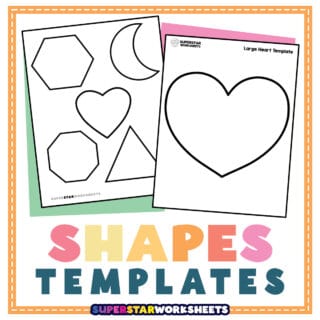 Shape Template (Free Printables) - Superstar Worksheets