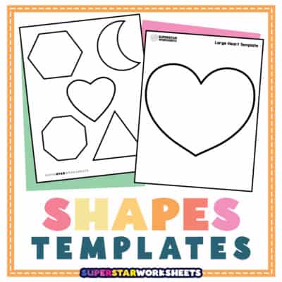 Shape Template (Free Printables) - Superstar Worksheets