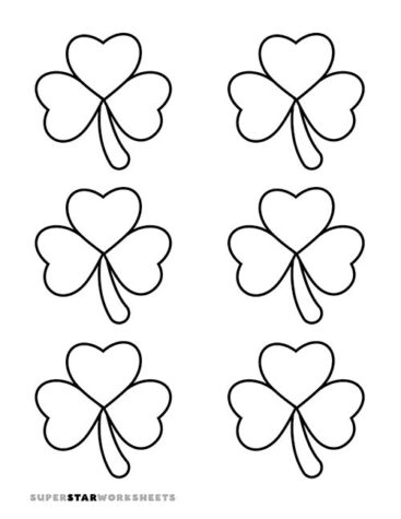 Shamrock Templates (Free Printables) - Superstar Worksheets