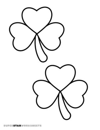 Shamrock Templates (Free Printables) - Superstar Worksheets