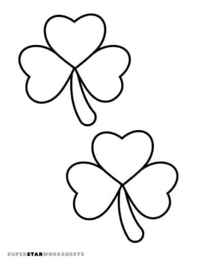 Shamrock Templates (Free Printables) - Superstar Worksheets