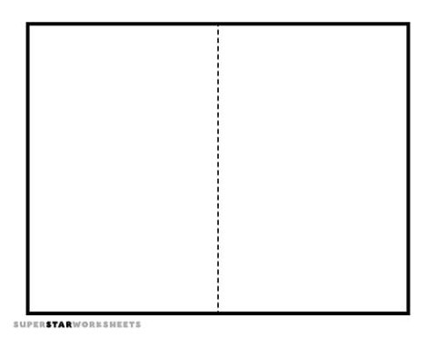 Valentine's Day Card Template (Free Printables) - Superstar Worksheets