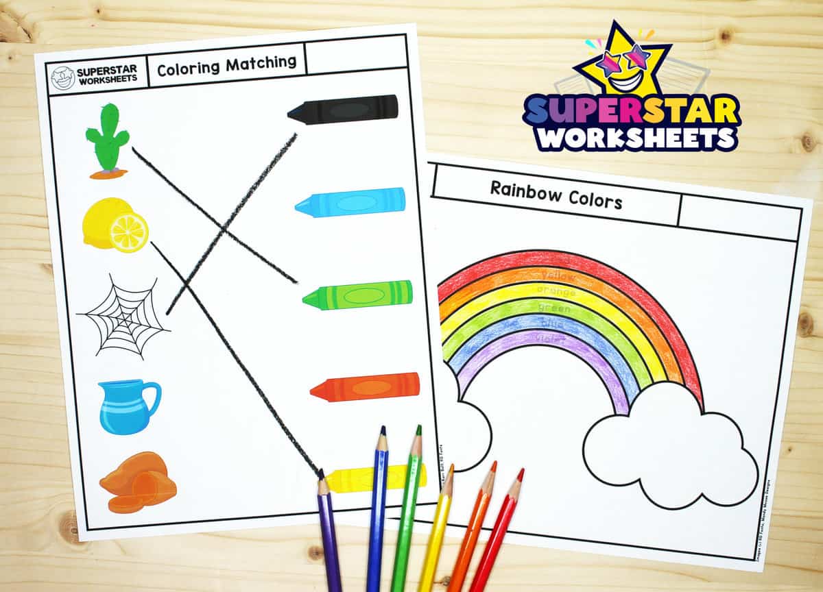 Coloring Worksheets for Preschool (Free Printables) - Superstar Worksheets