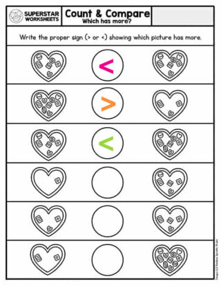 Preschool Math Worksheets - Superstar Worksheets