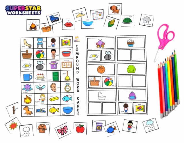 Compound Words Worksheets - Superstar Worksheets