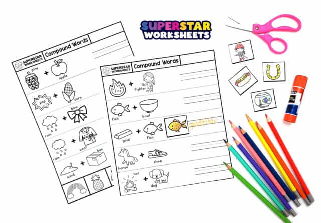 Compound Words Worksheets - Superstar Worksheets