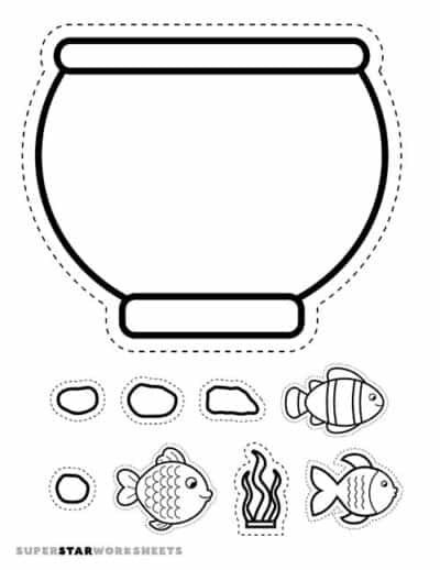 Fish Template (Free Printables) - Superstar Worksheets