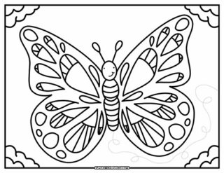 Butterfly Coloring Pages (Free Printables) - Superstar Worksheets