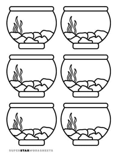 Fish Template (Free Printables) - Superstar Worksheets
