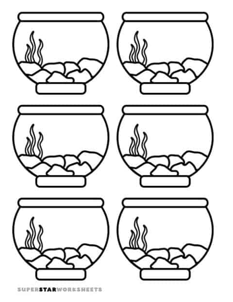 Fish Template (Free Printables) - Superstar Worksheets