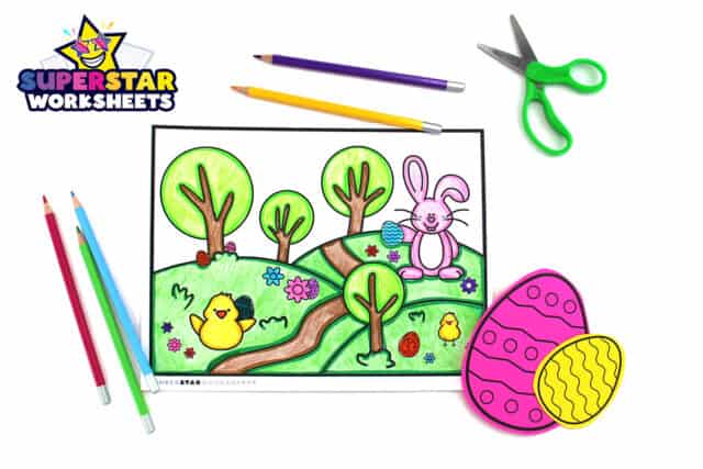 Easter Coloring Pages (Free Printables) - Superstar Worksheets