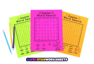 Easter Word Search - Superstar Worksheets