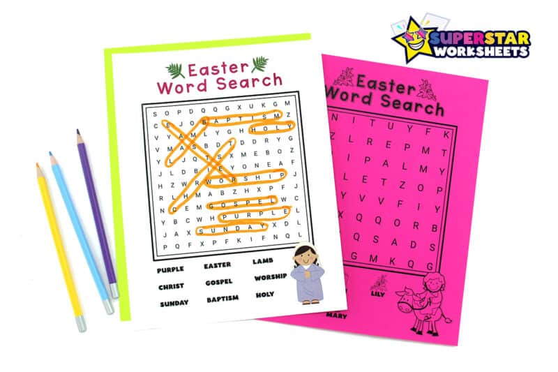 Easter Word Search - Superstar Worksheets