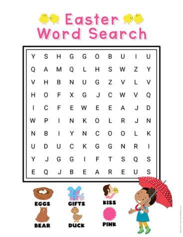Easter Word Search - Superstar Worksheets