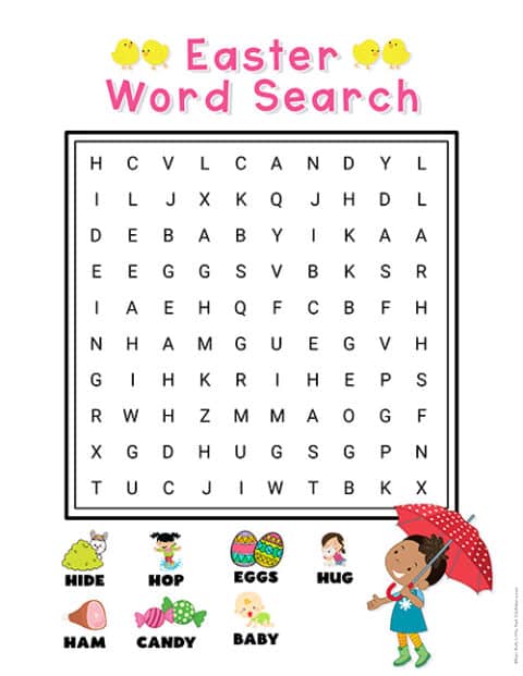 Easter Word Search - Superstar Worksheets