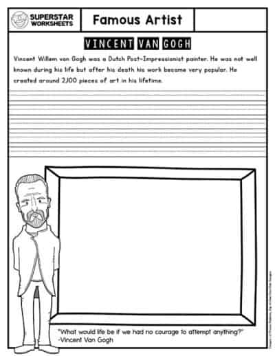 Notebooking Pages - Superstar Worksheets