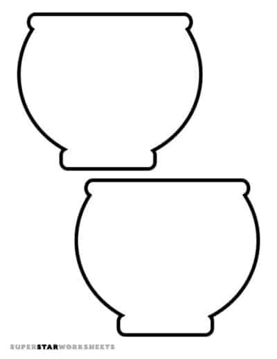 Fish Template (Free Printables) - Superstar Worksheets